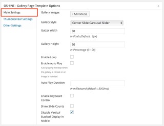 Carousel Gallery – Oshine Knowledge Base