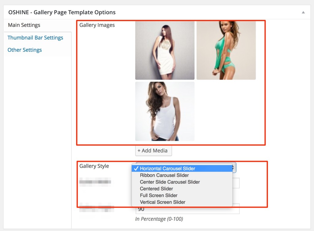 Carousel Gallery – Oshine Knowledge Base