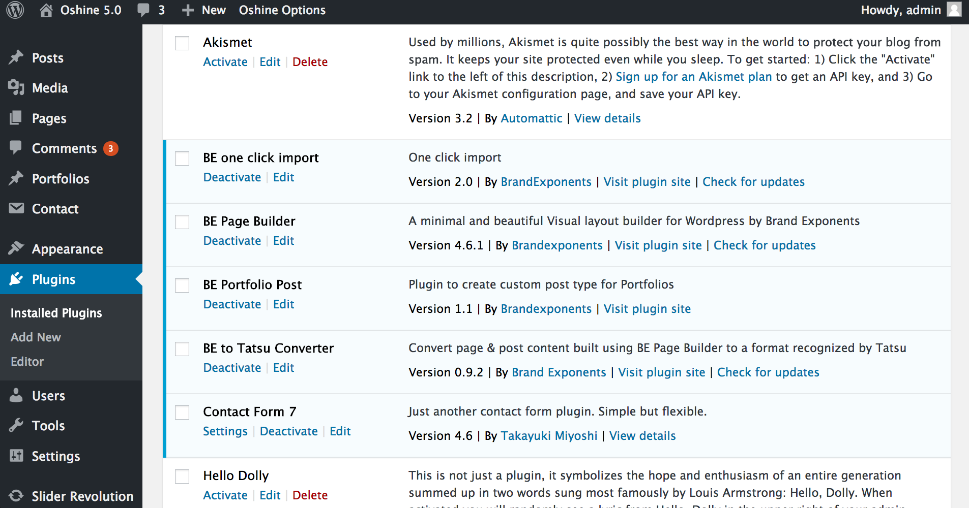 Migrating to Oshine 5.0 – Oshine Knowledge Base