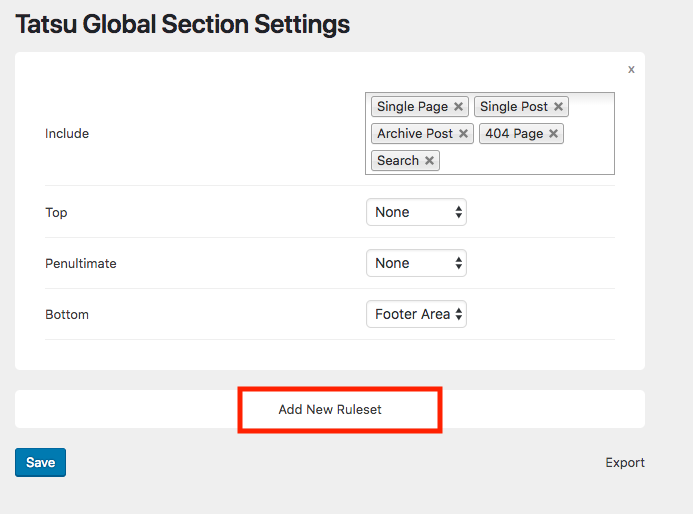 Global Sections – Oshine Knowledge Base
