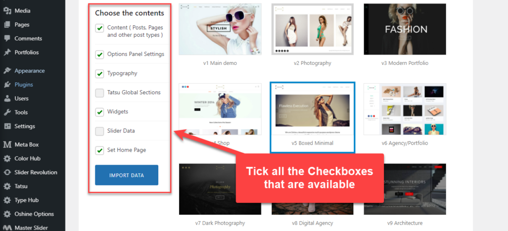 How to set up Oshine Theme and Import a Demo? – Oshine Knowledge Base